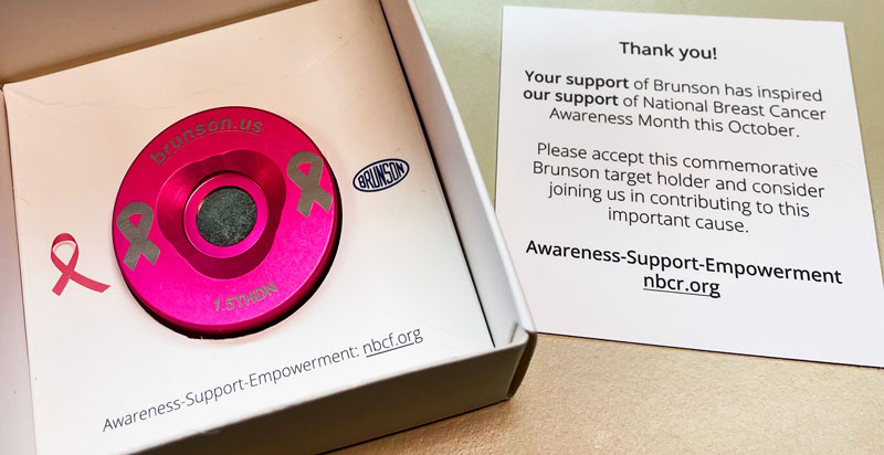 Brunson Issues Pink Target Holders to Raise Breast Cancer Awareness ...