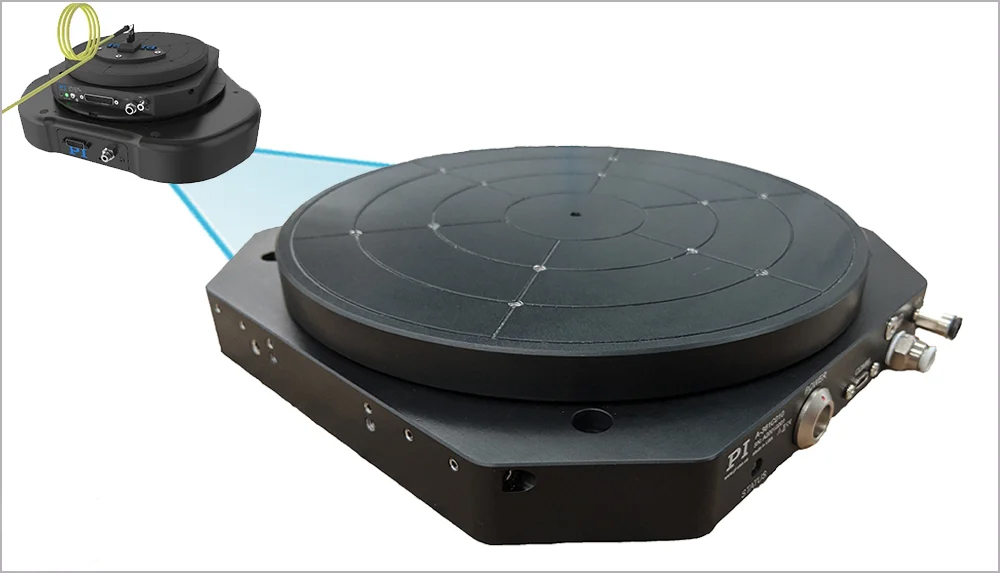 PI’s Ultralow Profile XY-Theta Nanopositioning Stage Uses Air Bearings ...